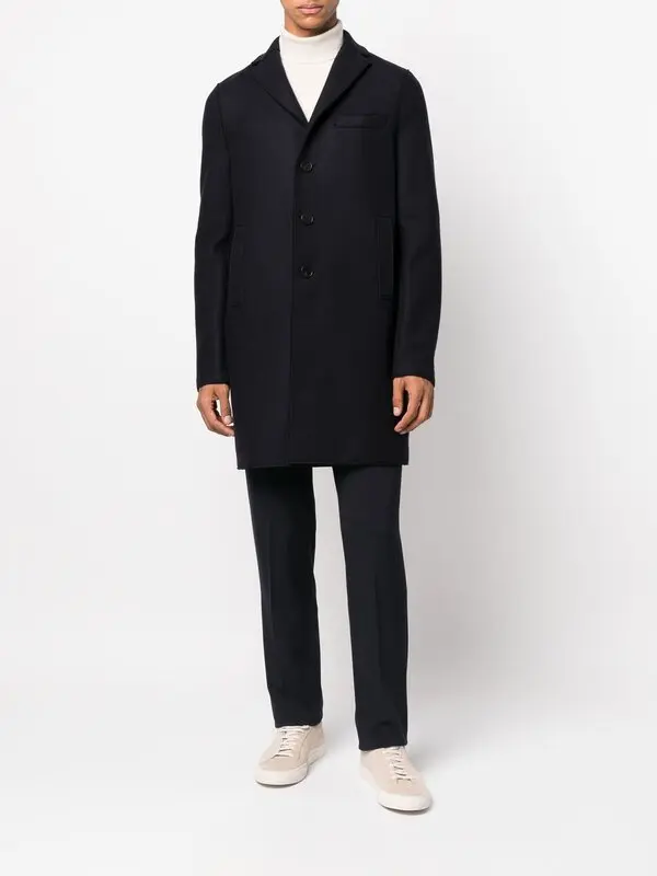 Harris Wharf London Single-breasted Cashmere Coat