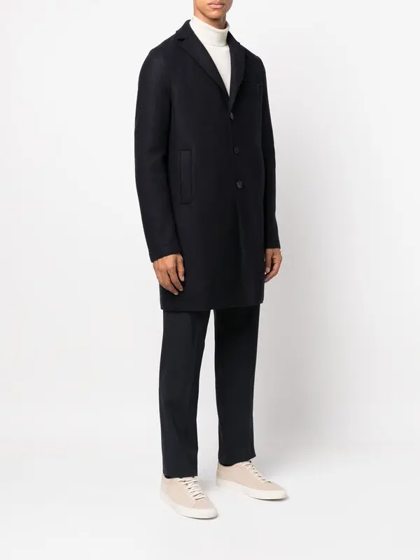 Harris Wharf London Single-breasted Cashmere Coat