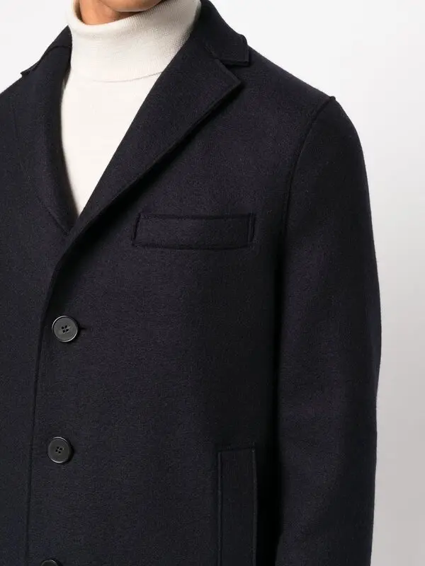Harris Wharf London Single-breasted Cashmere Coat