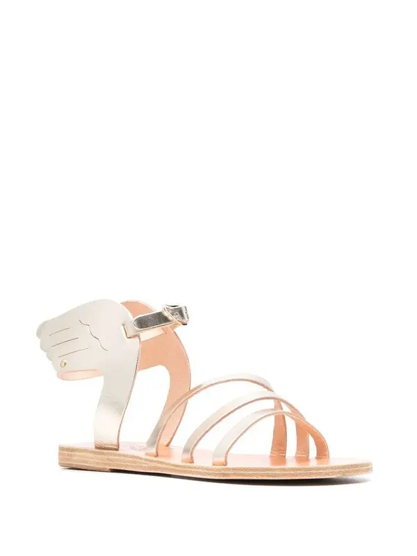 ANCIENT GREEK SANDALS Triple-strap Leather Sandals