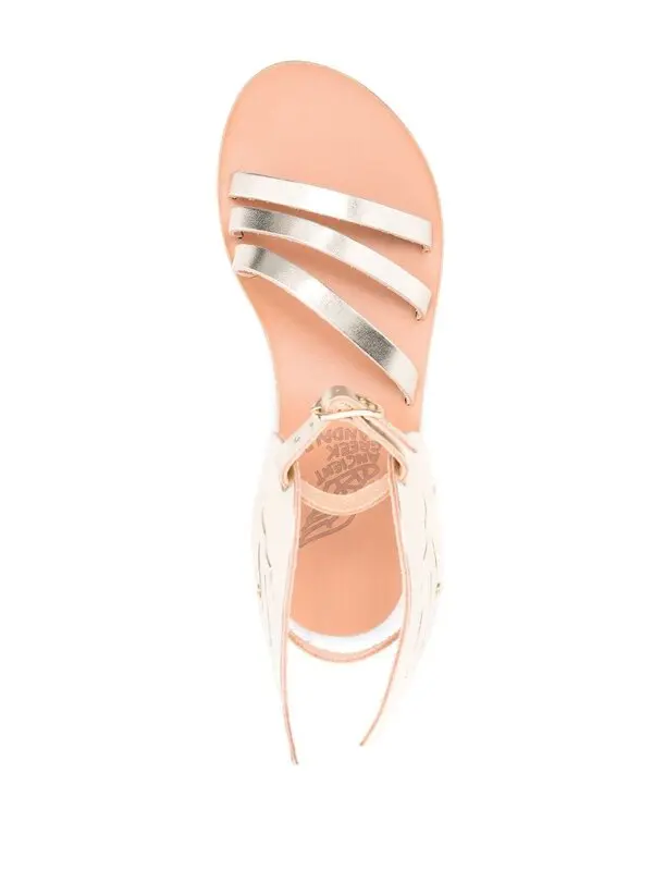 ANCIENT GREEK SANDALS Triple-strap Leather Sandals