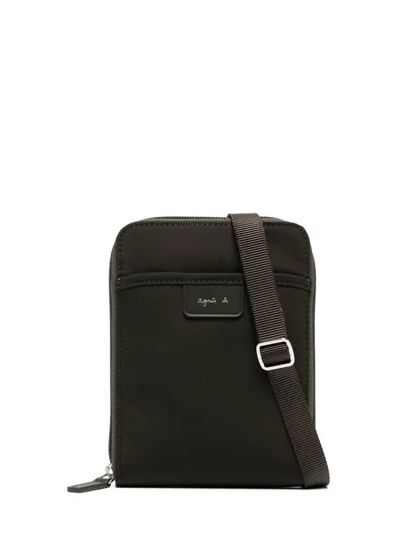 AGNÈS B. Logo-patch Messenger Bag