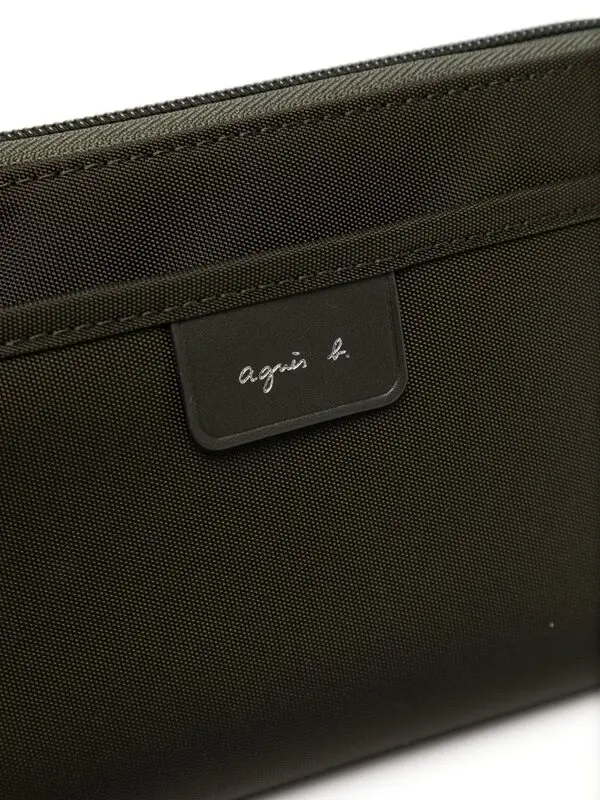 AGNÈS B. Logo-patch Messenger Bag