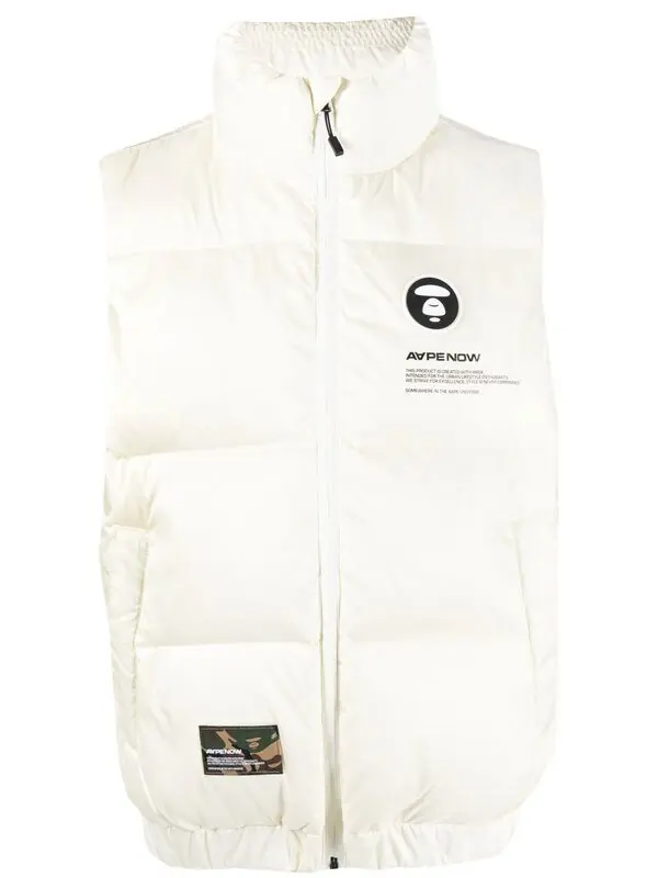 AAPE BY *A BATHING APE® Logo-patch Padded Gilet