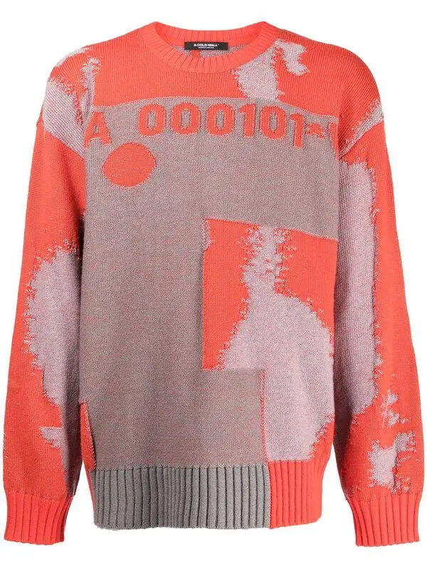 A-COLD-WALL* Erosion Oversized Jumper