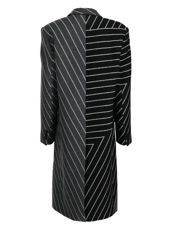 Stella McCartney Multi-way Stripe Double-breasted Coat