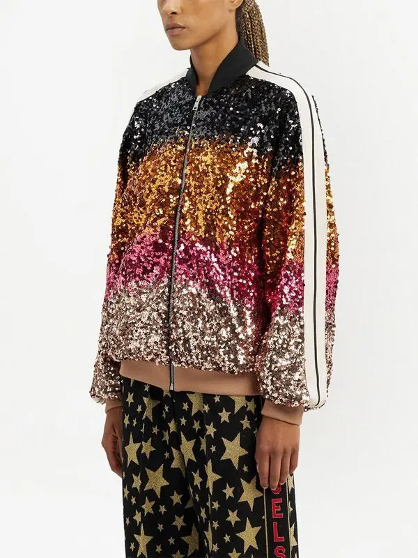 Palm Angels Sequins Bomber Jacket