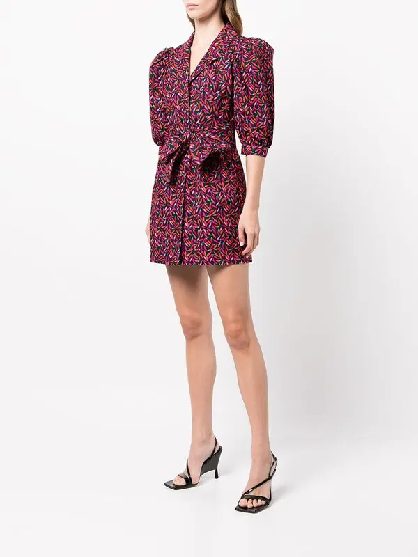 Lhd The Casitas Belted Dress - Black