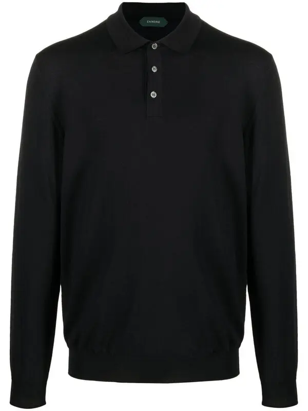 ZANONE Virgin Wool Blend Polo Shirt