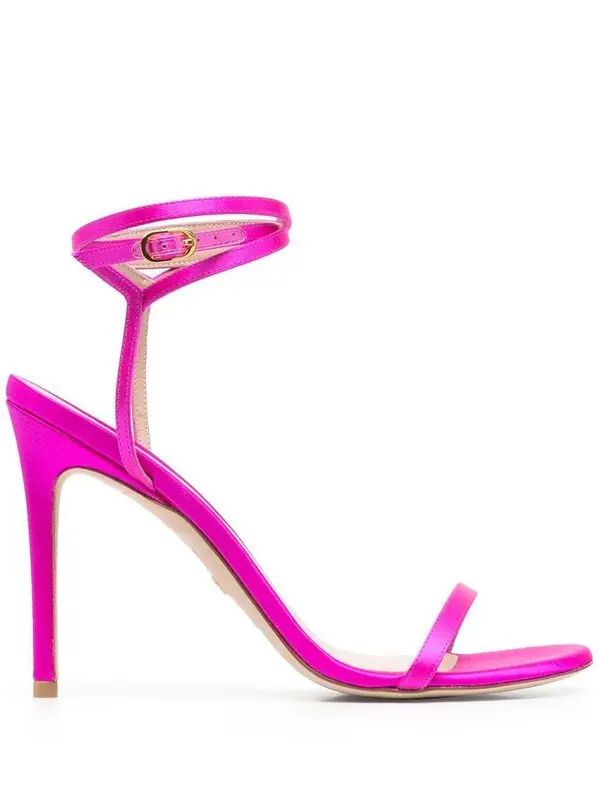 STUART WEITZMAN 120mm Stiletto Sandals - Pink