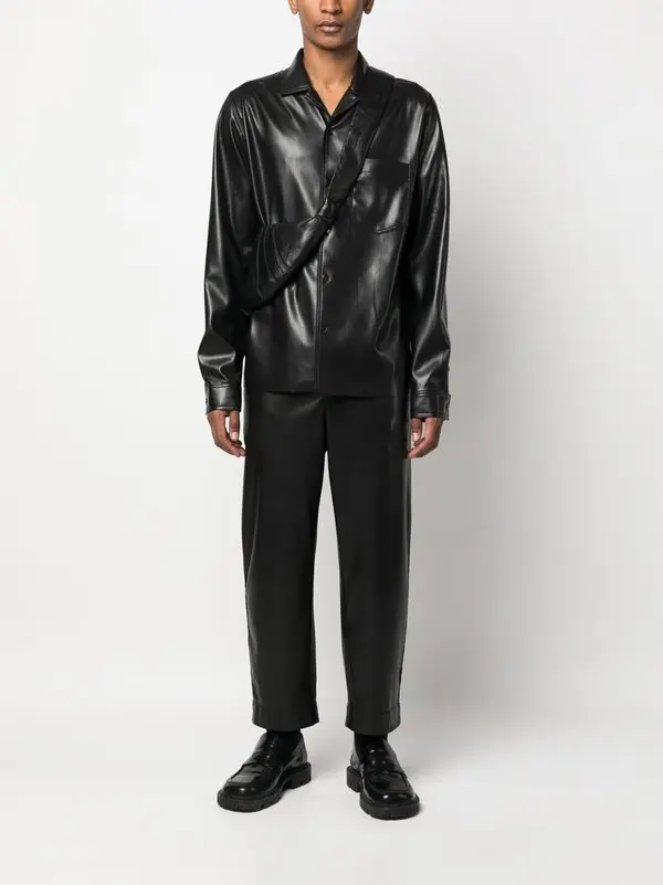 Nanushka Coated-finish Shirt Jacket