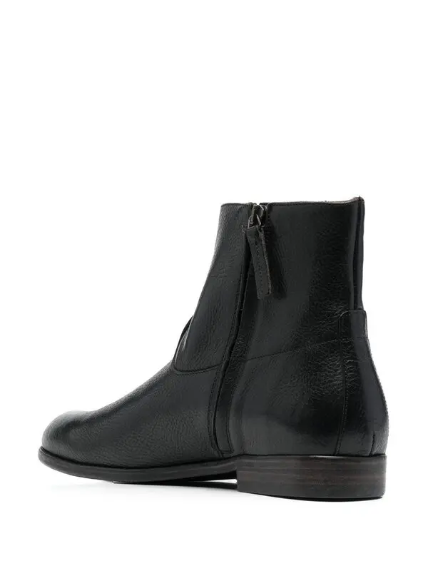 BUTTERO® Zipped Ankle Boots - Black