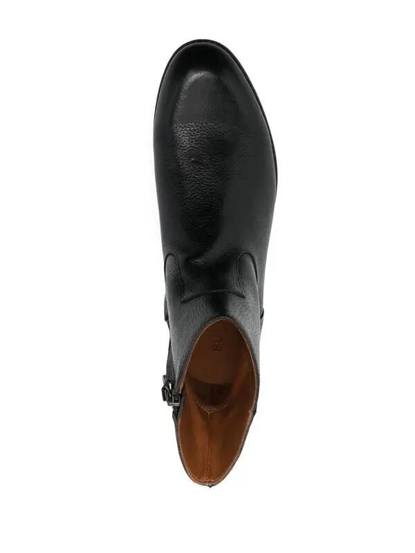BUTTERO® Zipped Ankle Boots - Black
