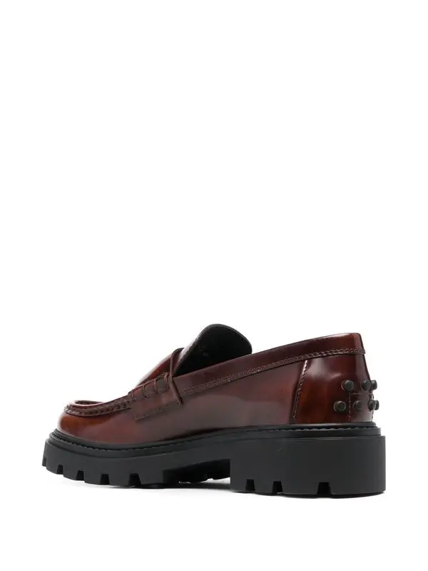 TOD'S Spike-stud Embellished Loafers