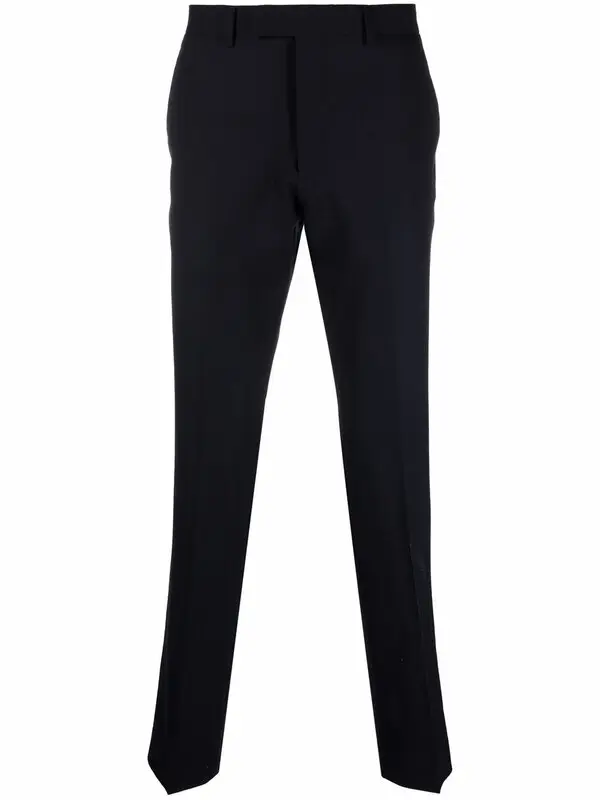 Sandro Tailored Wool Trousers - Blue