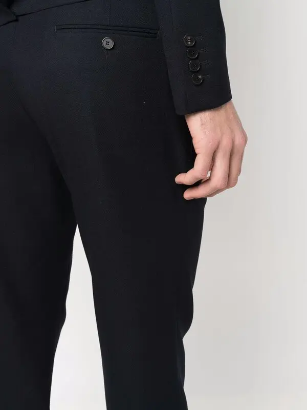 Sandro Tailored Wool Trousers - Blue