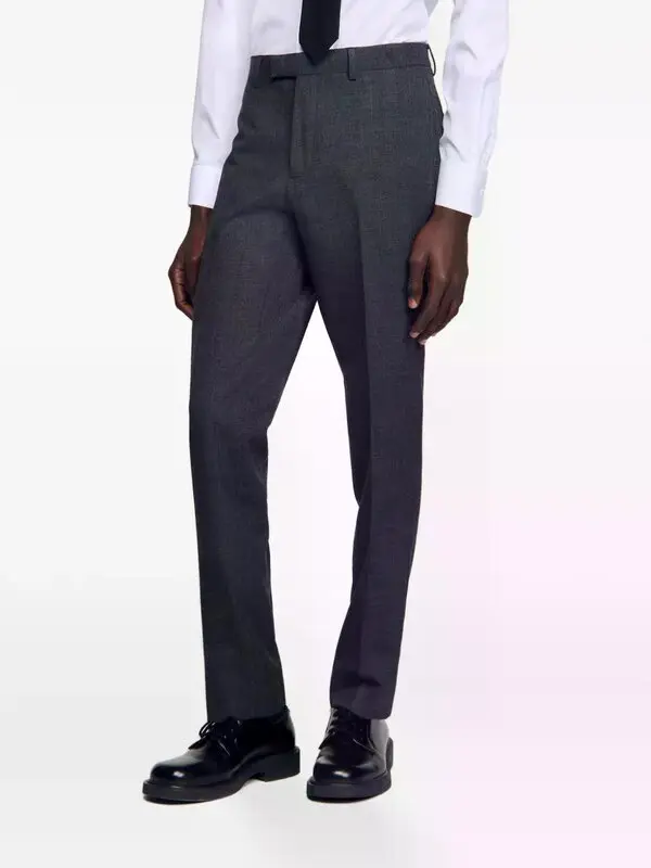 Sandro Straight-leg Wool Trousers