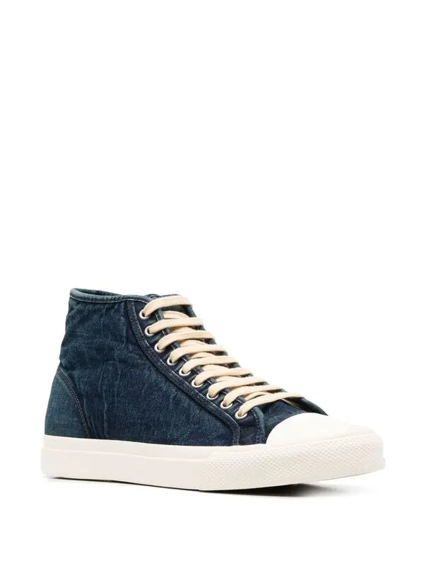 Ralph Lauren Mayport Hi-top Sneakers - Blue