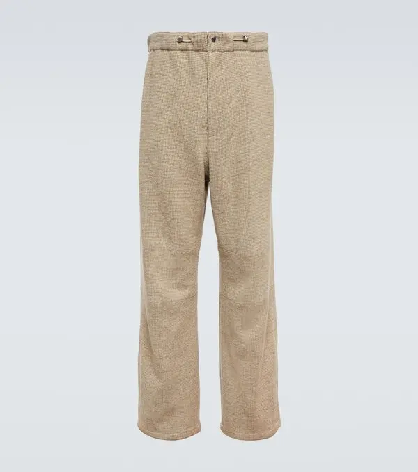 Auralee Wool Tweed Pants In Neutrals - 40% Off | Editorialist