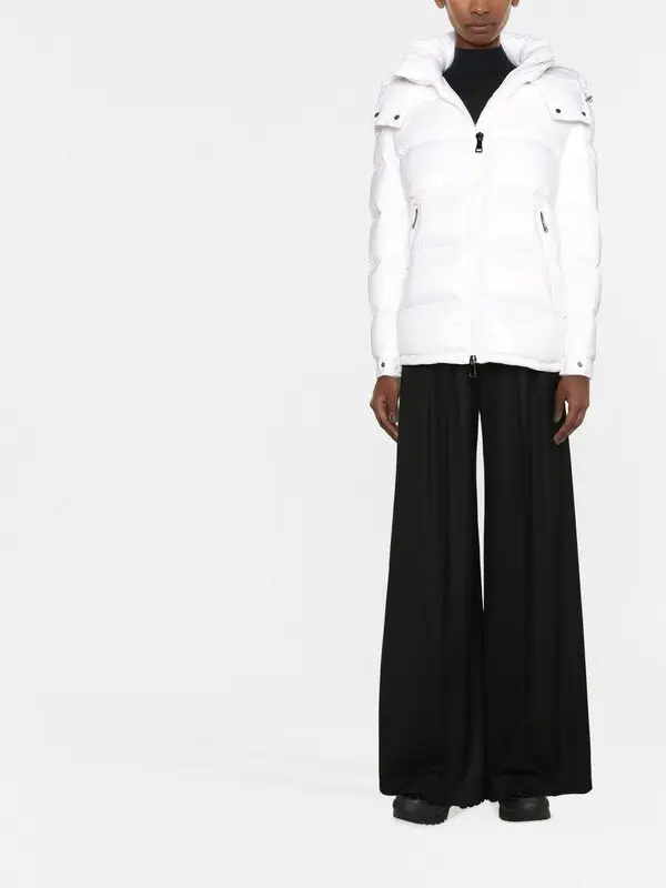 Moncler Maire Quilted Hooded Jacket - White