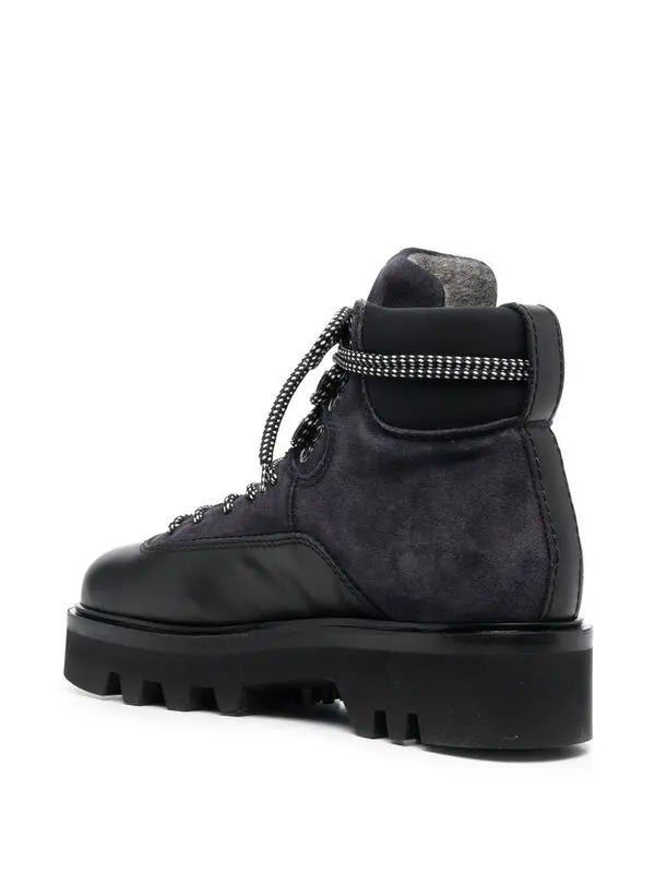 Furla Panelled Lace-up Boots