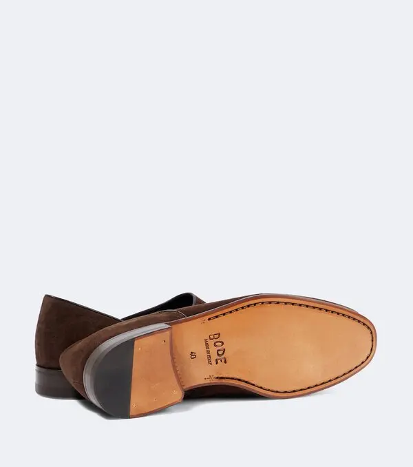 BODE Suede House Loafers
