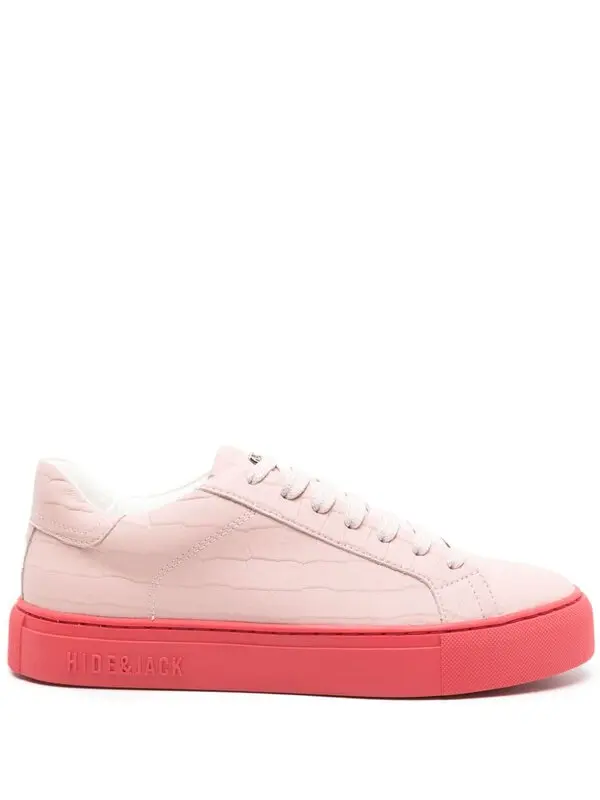 HIDE&JACK Essence Croco Sneakers - Pink