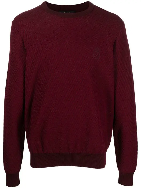 BILLIONAIRE Round-neck Knit Jumper - Red