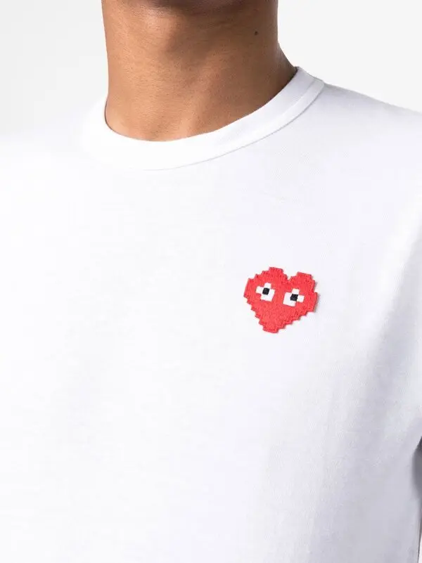 Play Comme Des Garcon Short-sleeve Cotton T-shirt