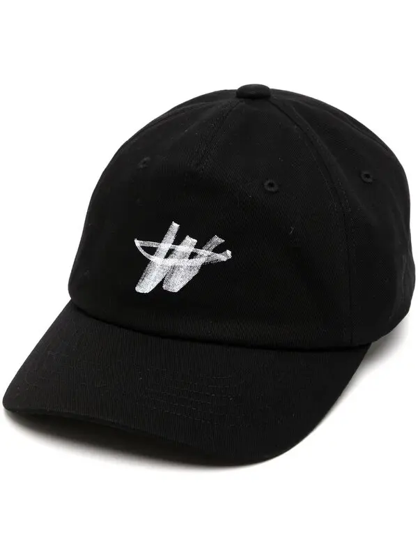 We11Done Logo Baseball Cap - Black
