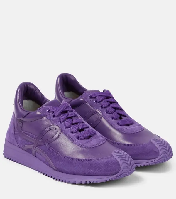 Loewe Flow Runner Leather Sneakers