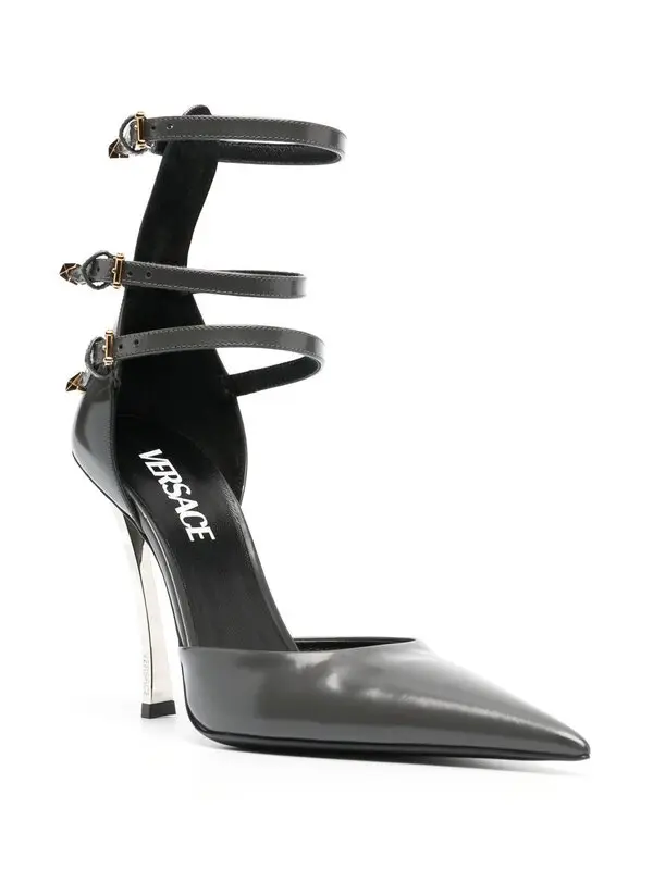 Versace 110mm Leather Pumps