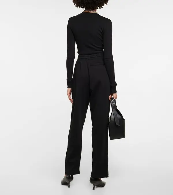 Wardrobe.NYC X Hailey Bieber Hb Cotton Fleece Sweatpants - Black