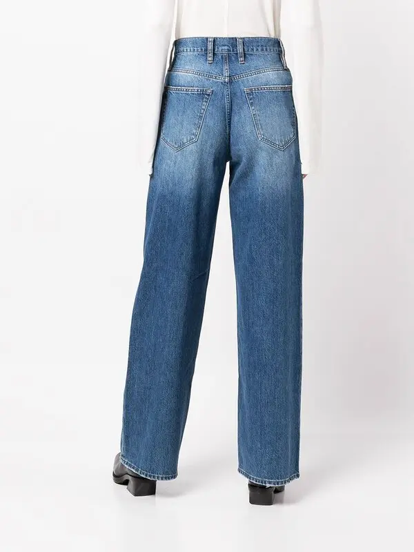 FRAME Le High N Tight Wide Jeans