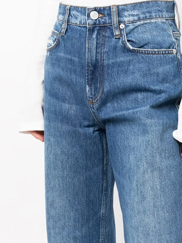FRAME Le High N Tight Wide Jeans