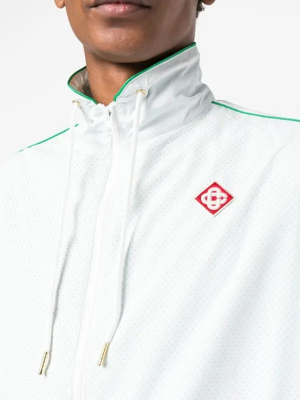 Casablanca Perforated Panelled Track Jacket