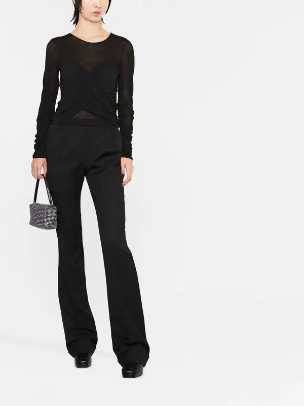 Balmain Draped-panel Detail Top