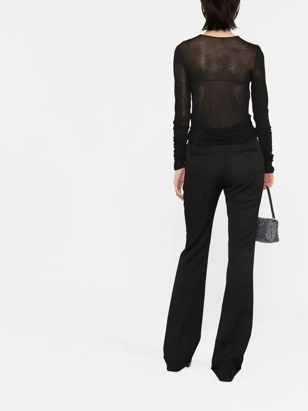 Balmain Draped-panel Detail Top