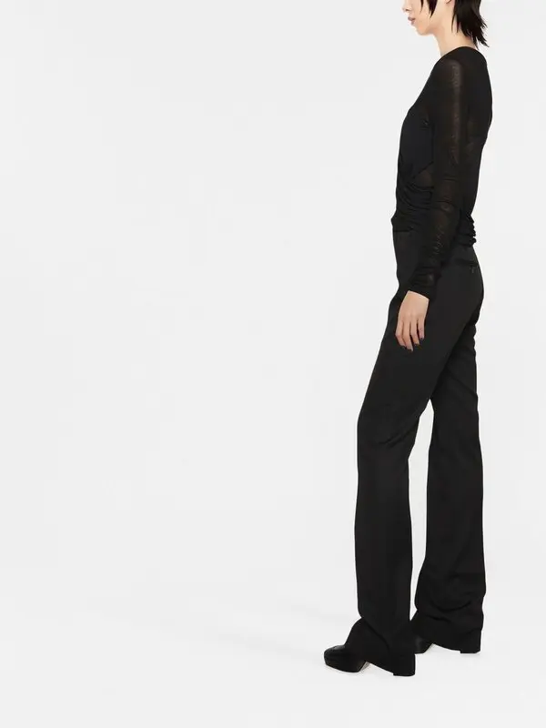 Balmain Draped-panel Detail Top