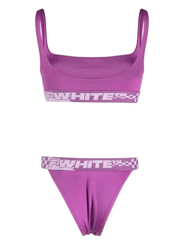 Off-White Logo Tape Bikini