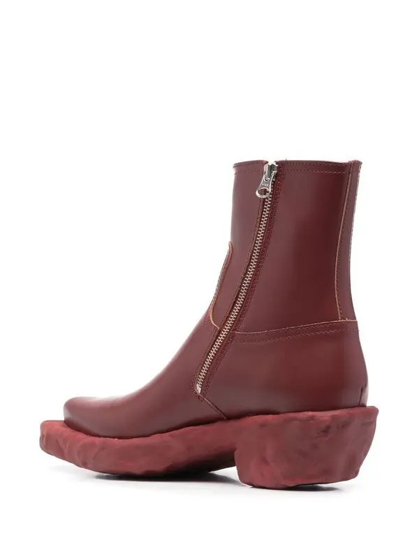 Camper Venga Leather Boots - Red