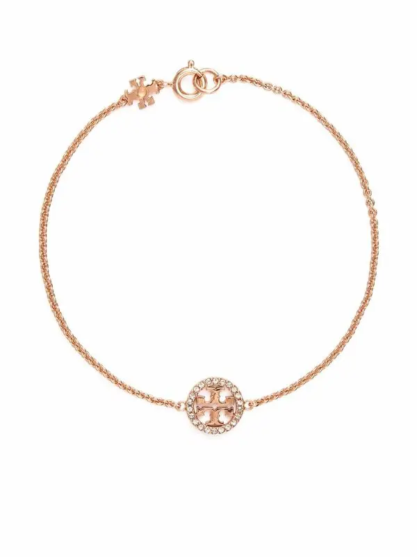 Tory Burch Miller Pavé Chain Bracelet - Pink