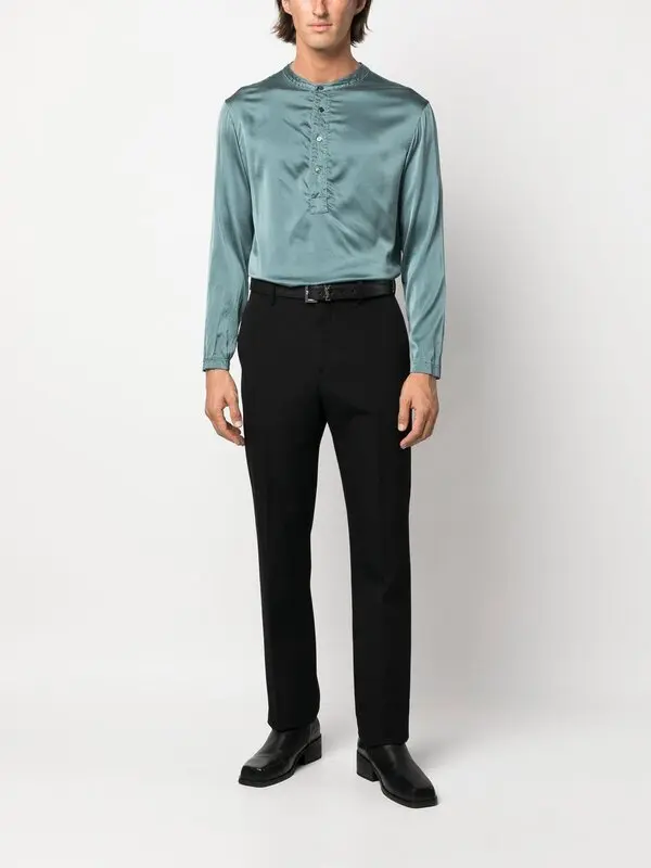 TOM FORD Half-button Silk Shirt