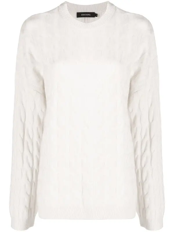 LISA YANG Cable-knit Cashmere Jumper