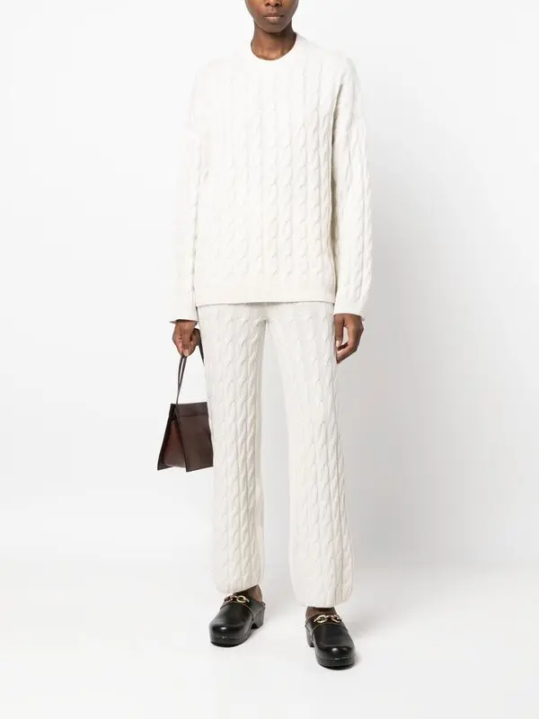 LISA YANG Cable-knit Cashmere Jumper