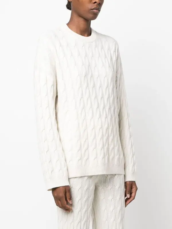 LISA YANG Cable-knit Cashmere Jumper