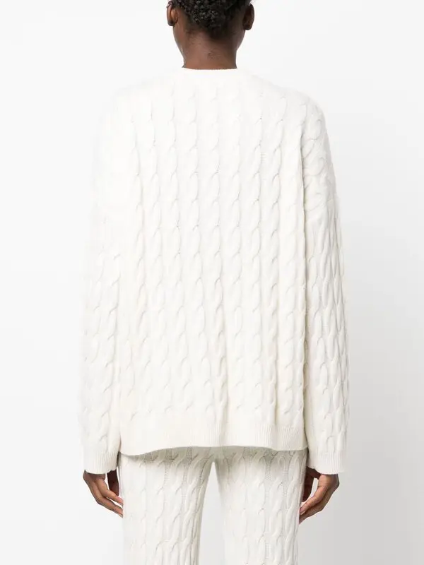 LISA YANG Cable-knit Cashmere Jumper