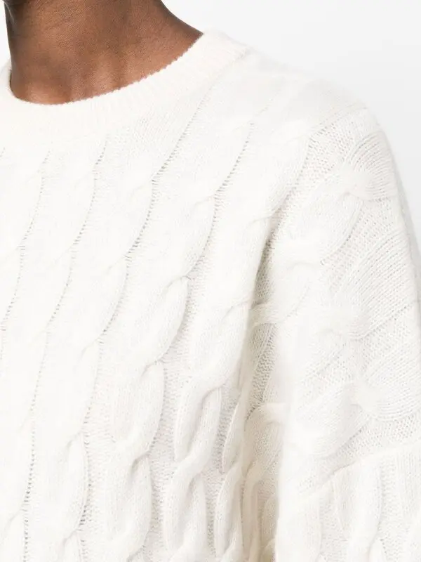 LISA YANG Cable-knit Cashmere Jumper