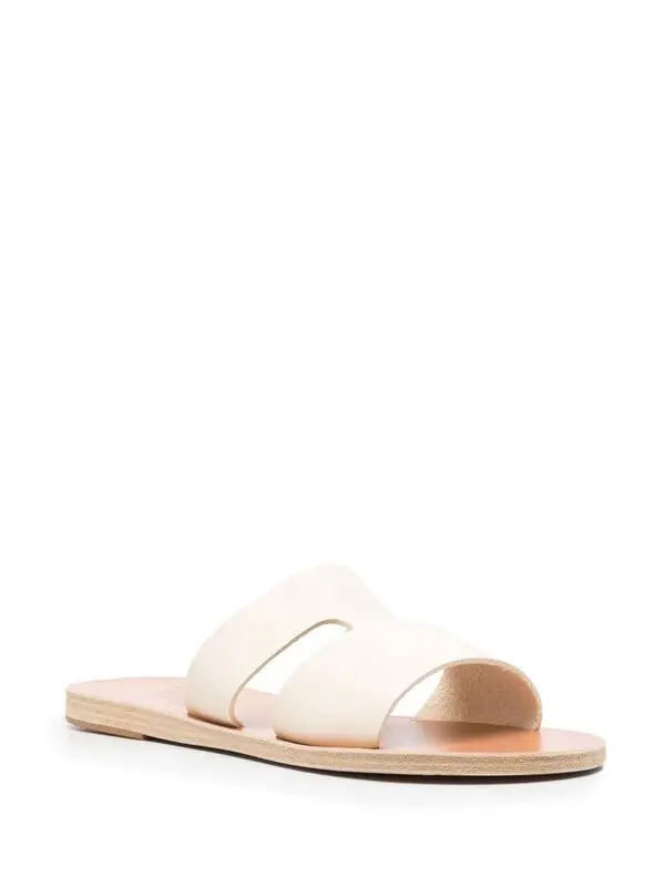 ANCIENT GREEK SANDALS Apteros Leather Sandals - Neutrals