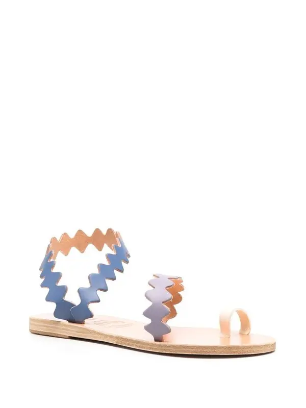 ANCIENT GREEK SANDALS Eleftheria Onda Sandals - Blue